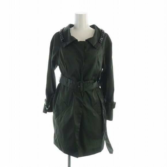 Prada | Jewelry | Prada Trench Coat Stencil Collar Long Sleeve Middle ...